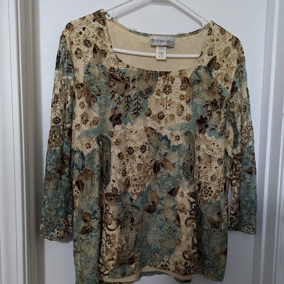 dressbarn | Tops | Womens Lace Top Size 82 | Poshmark